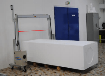 EPS foam cutting with our Movable block slicer | CROMA